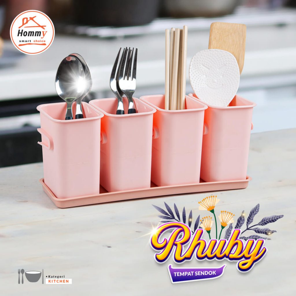 Hommy Rak Sendok Rhuby - Hommy Plastic Indonesia