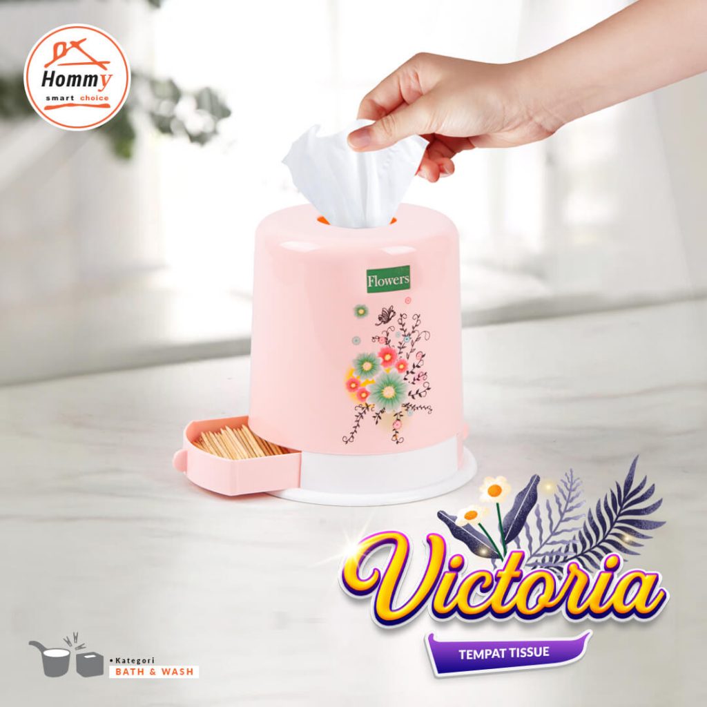 Hommy Tempat Tissue Victoria - Hommy Plastic Indonesia