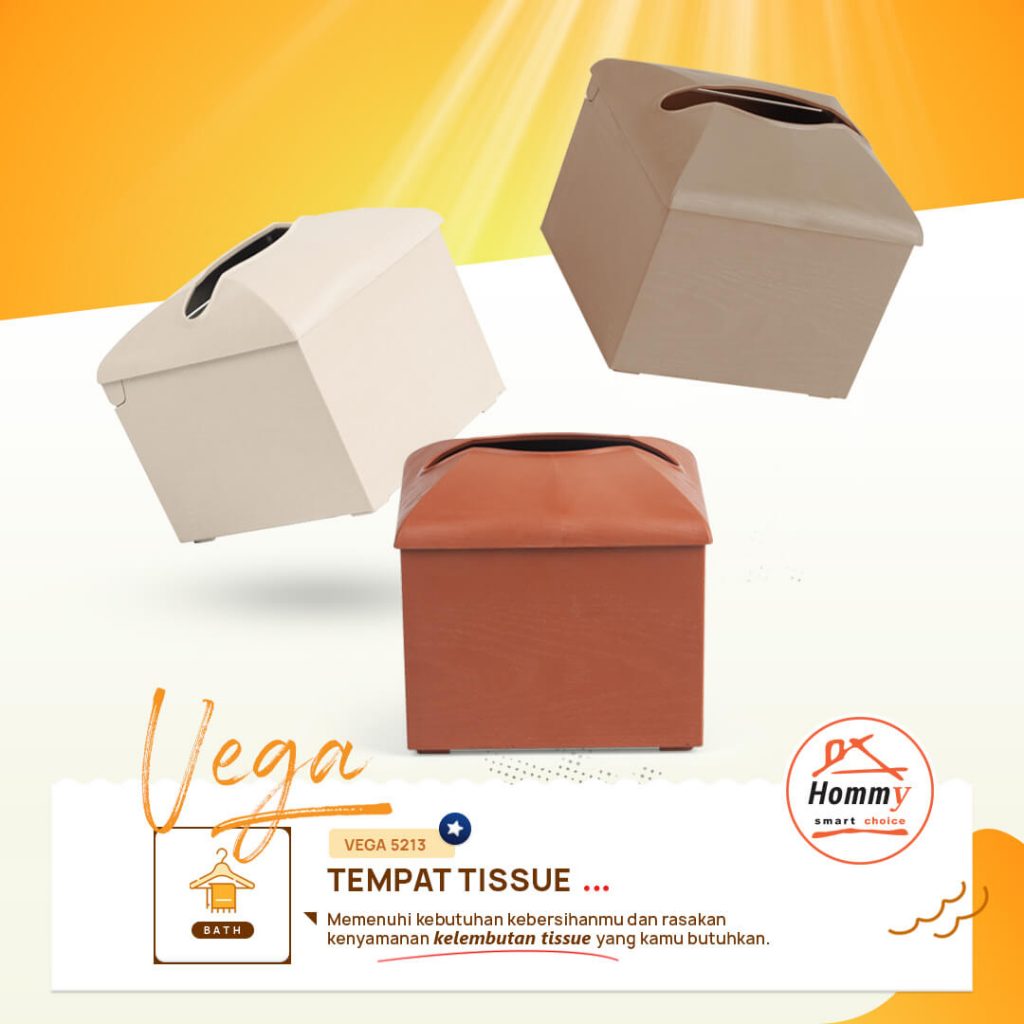 Hommy Tempat Tissue Vega - Hommy Plastic Indonesia