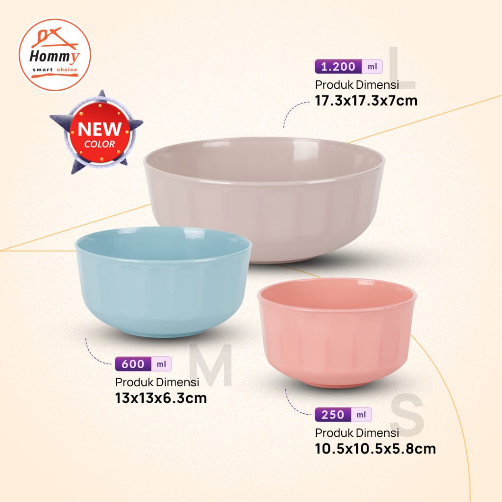 Hommy Mangkok Chika - Hommy Plastic Indonesia