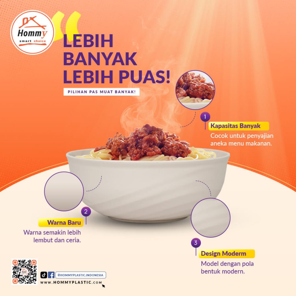 Hommy Mangkok Clava - Hommy Plastic Indonesia