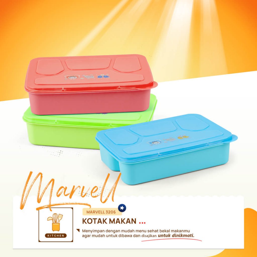 Hommy Kotak Makan Marvel - Hommy Plastic Indonesia
