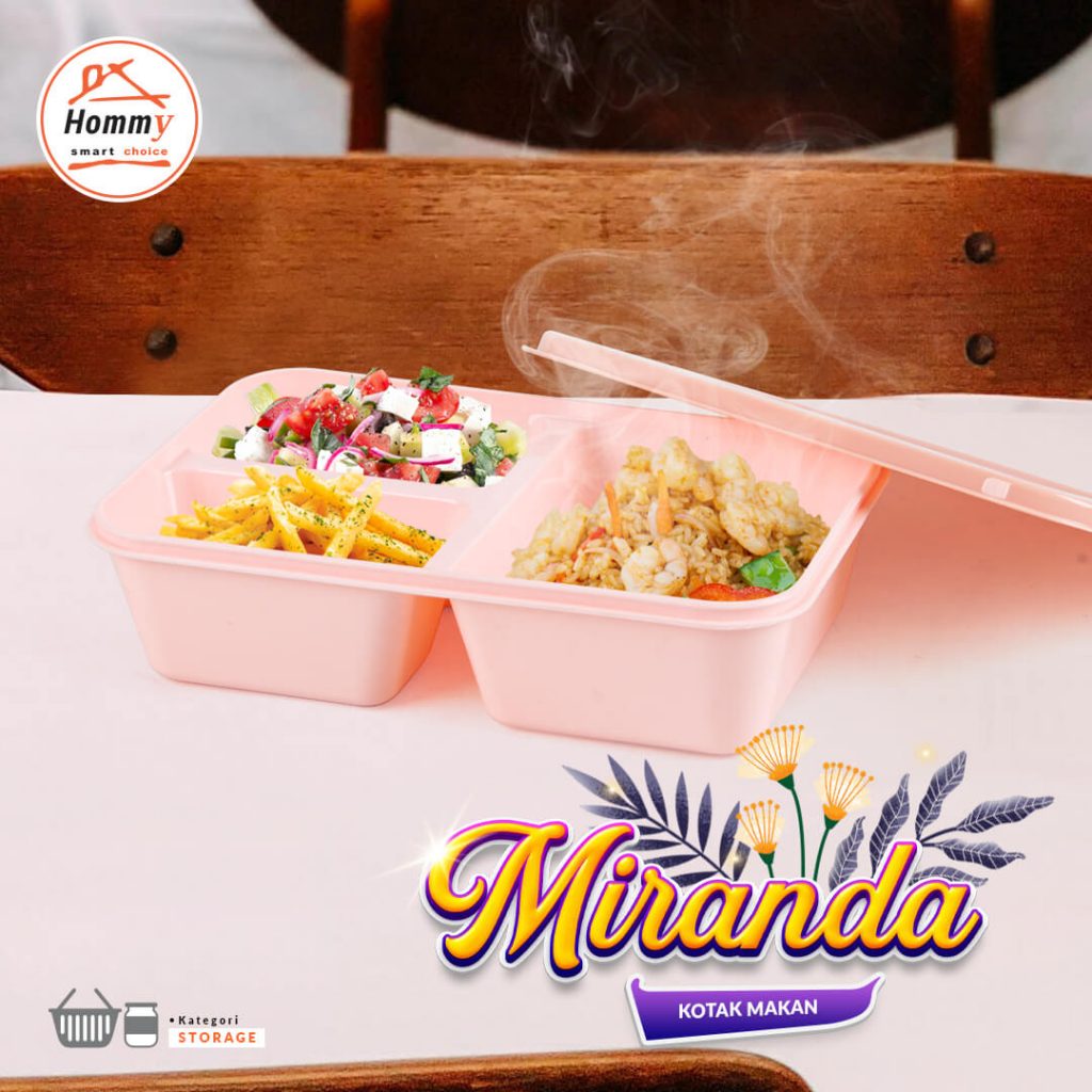 Hommy Kotak Makan Miranda - Hommy Plastic Indonesia