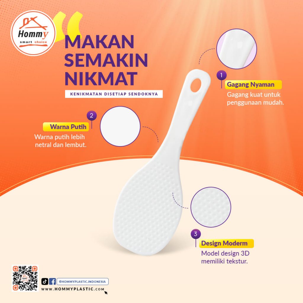 Hommy Centong Nasi Wendy - Hommy Plastic Indonesia