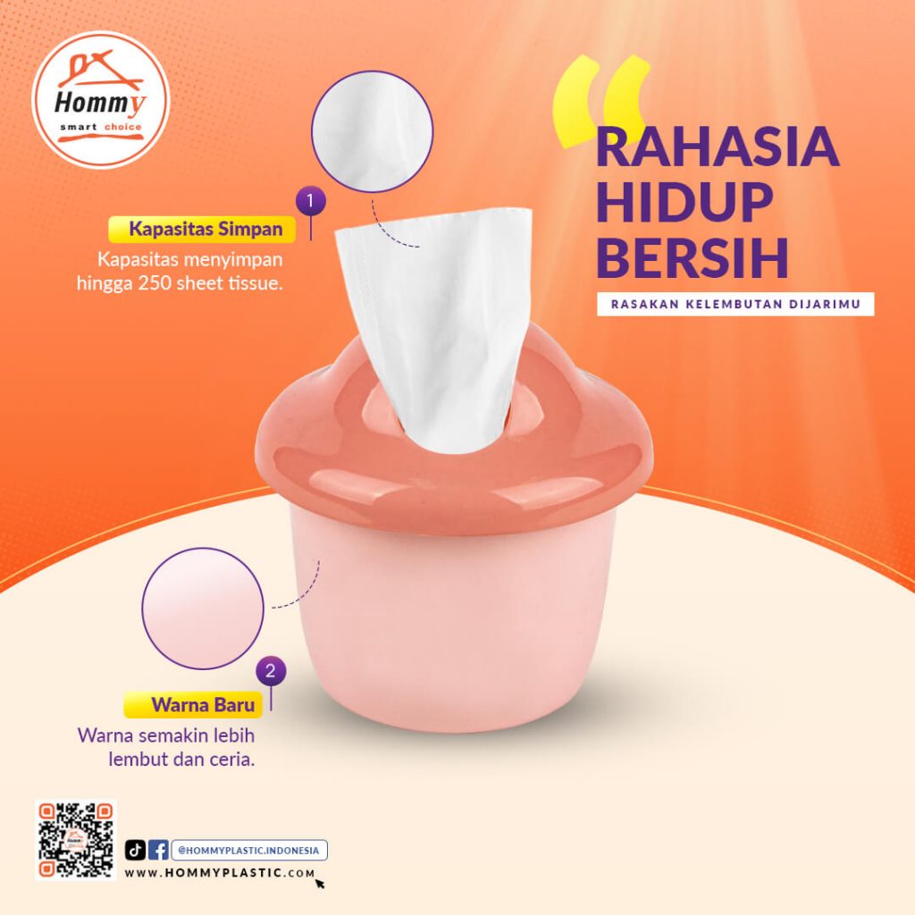 Hommy Tempat Tissue Valencia - Hommy Plastic Indonesia