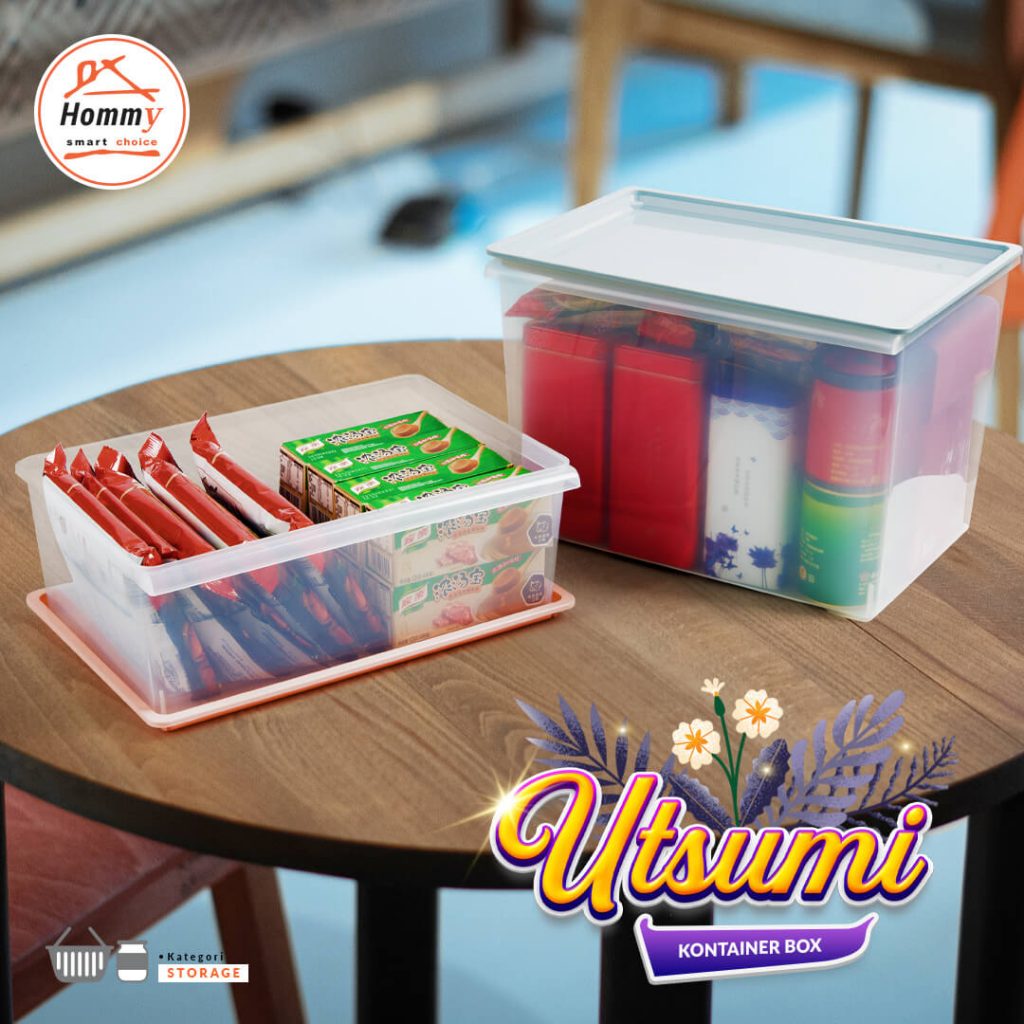 Hommy Container Box Utsumi - Hommy Plastic Indonesia