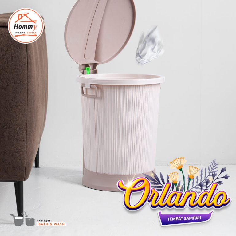 Hommy Tempat Sampah Orlando - Hommy Plastic Indonesia